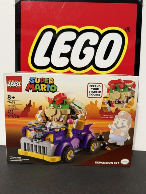 LEGO SUPER MARIO: Bowser's Muscle Car Expansion Set (71431) NEW and ...