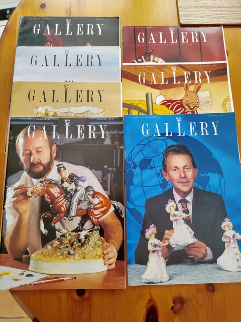 7 ROYAL DOULTON Collectors Club Magazines - Gallery - 1993 / 1994 ...