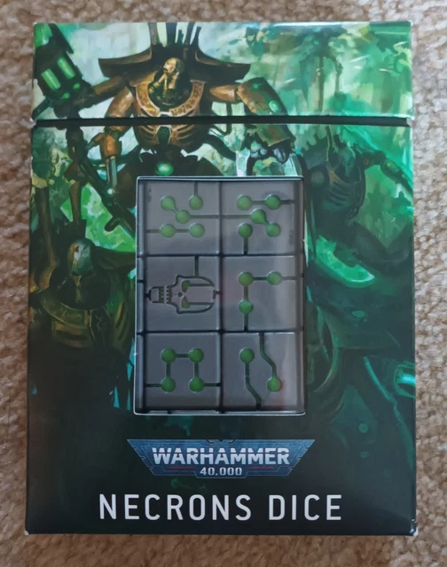GAMES WORKSHOP WARHAMMER 40K Necron Dice LIMITED EDITION SET £21.52 ...