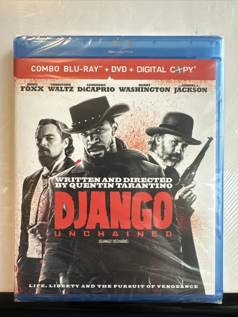 DJANGO UNCHAINED - Blu-ray + DVD combo Digital Copy Jamie Foxx Rare OOP Sealed $15.00 - PicClick CA