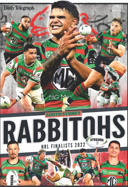 LAMINATED SOUTH SYDNEY Rabbitohs team POSTER,NRL RUGBY,Penrith panthers ...