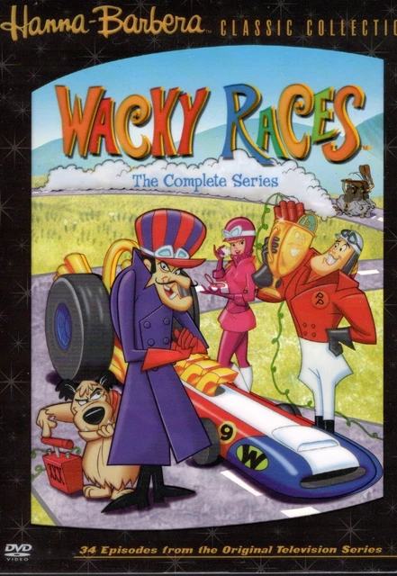 WACKY RACES: COMPLETE Series DVD Hanna-Barbera 3 Discs Cel-like ...