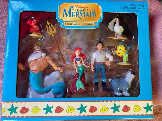 WALT DISNEY'S LITTLE Mermaid Poseable Figure Set £37.11 - PicClick UK