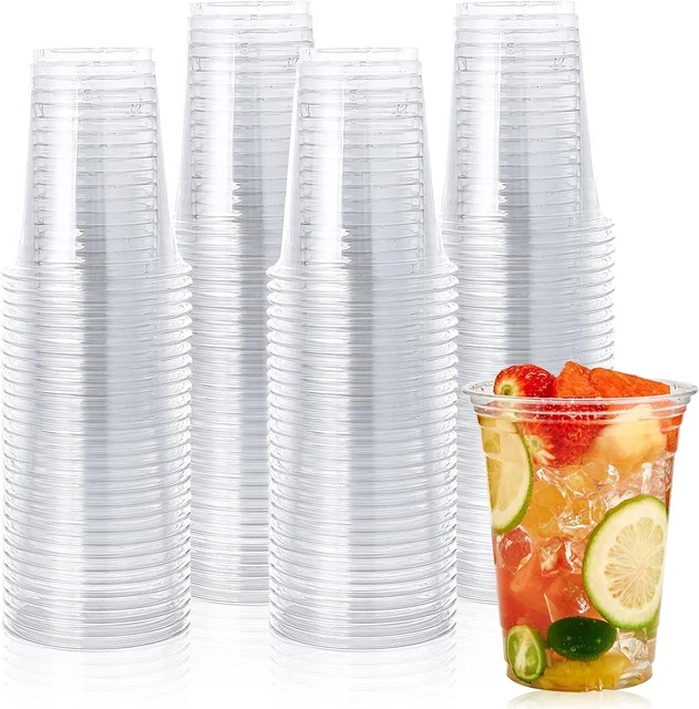 CLEAR DISPOSABLE VENDING Plastic Cups 7oz Reusable cups 4,000+ SOLD UK ...