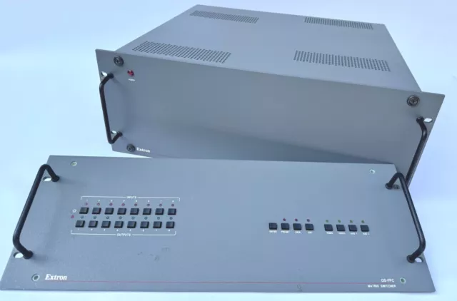 EXTRON CROSSPOINT 84 RGBHV Matrix Switch mit abgesetztem Bedienpanel ...