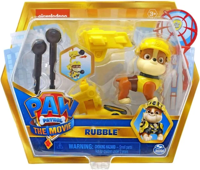 PAW PATROL THE Movie Pup Heroes Rumble and Chase Figure Playset 2 Pack ...