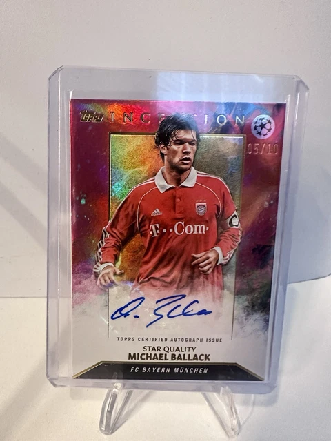 MICHAEL BALLACK AUTO 5/10 Bayern munich Inception £14.50 - PicClick UK