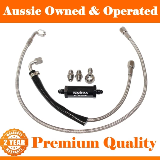 TURBO PROS TURBO Oil Feed Line Kit For Ford Falcon XR6 BA/BF/FG Barra 4 ...