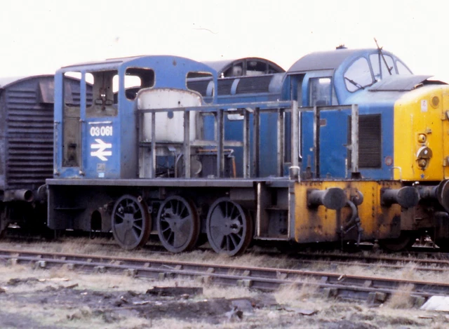 CLASS 03 NO 03061 in blue at swindon works whats left of it 1 £1.00 ...