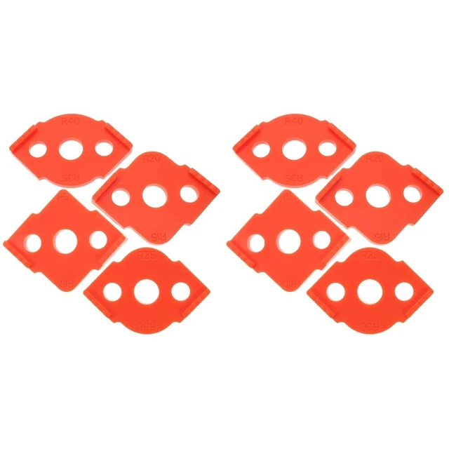 2 SET PUNZONATRICE angolare rotonda tabellone semicircolare blocco di ...