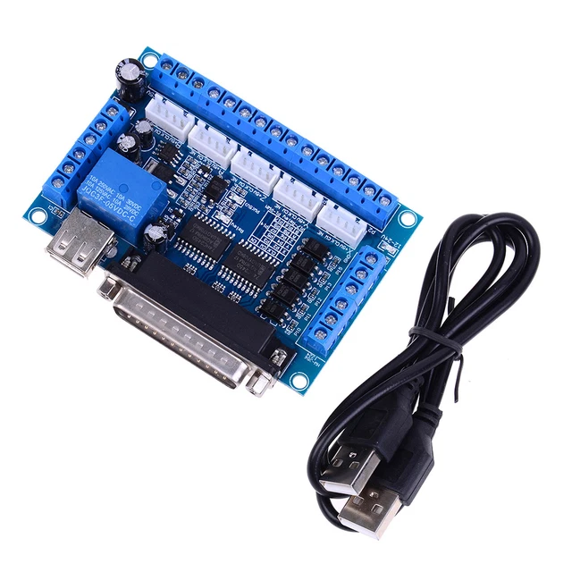 Mach3 Cnc 5 Axis Interface Breakout Board For Stepper Motor Driver Cnc Mi Ca 8 62 Picclick Ca