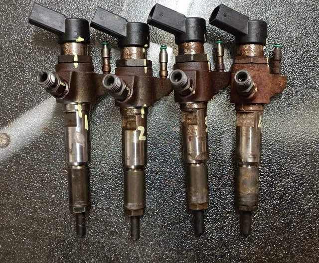 FORD FOCUS MK3 Set Of 4X Fuel Injectors 1.6 Tdci Diesel 9802448680 2011-2014 £325.00 - PicClick UK