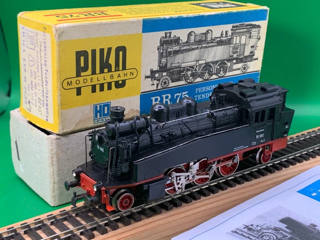 PIKO / GÜTZOLD H0 Dampflok BR 75 582 NEU der DR Metallgestänge DDR/GDR+OVP 627 EUR 59,00 ...
