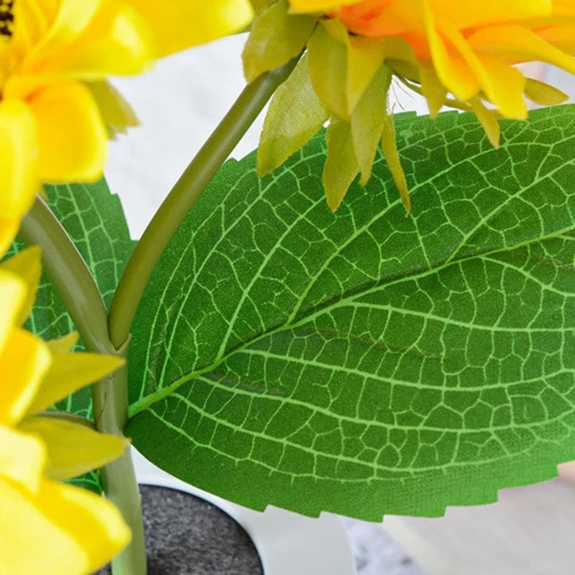B RECHARGEABLE SUNFLOWER LED Simulation Night Light Table Lamp ...
