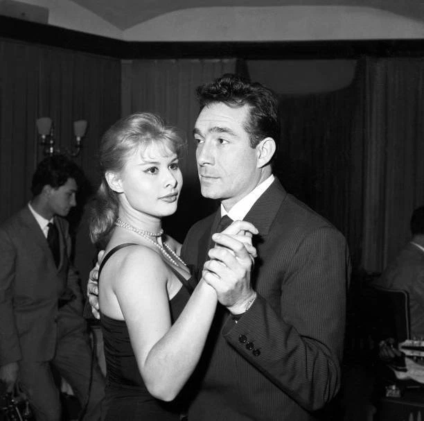 ITALIAN ACTORS UGO Tognazzi and Marisa Allasio dancing 1957 OLD PHOTO 1 ...