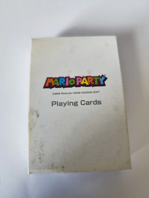 MARIO PARTY PLAYING Cards Promo Limited Edition 2008 Club Nintendo ...