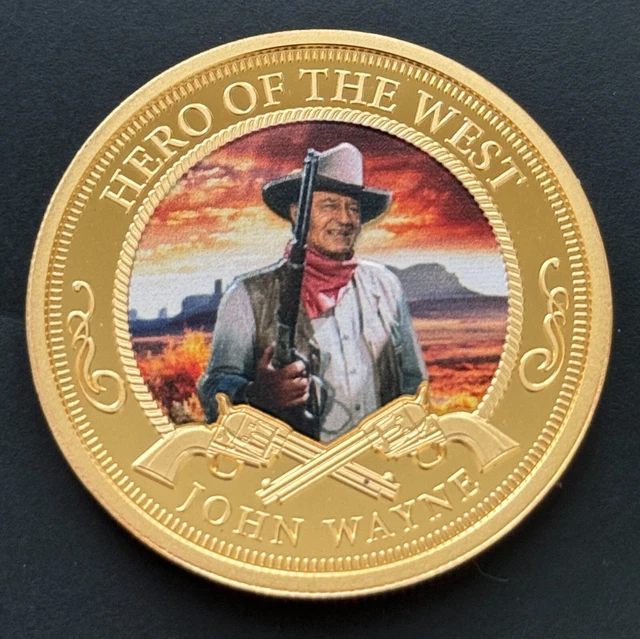 JOHN WAYNE HERO Of The West Proof Token Medal Coin American Legend ...