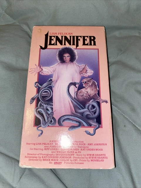 JENNIFER (1978) RARE VESTRON VIDEO USA Import Original Carton VHS Issue ...