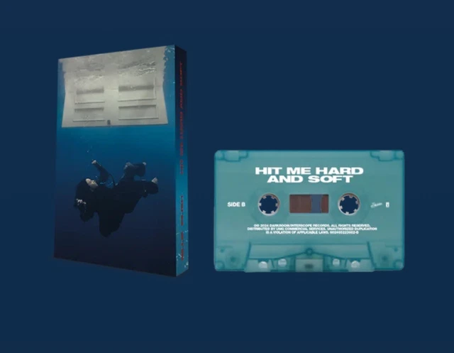 BILLIE EILISH HIT ME HARD AND SOFT EXCLUSIVE SEA BLUE CASSETTE ,brand ...