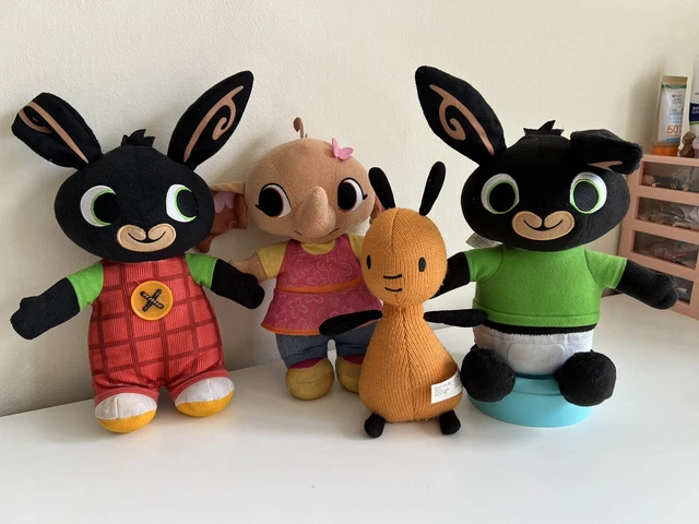 TALKING BING BUNNY Sula Flop Potty Plush Soft Toy Bundle Cbeebies X4 ...