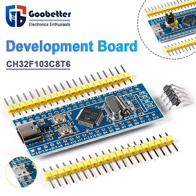 CH32F103C8T6 DEVELOPMENT BOARD Core Boards System Boards Type-C/Micro ...