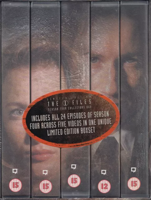 The X Files Season Four Vhs Limited Edition Boxset No 15713 New Sealed £1499 Picclick Uk