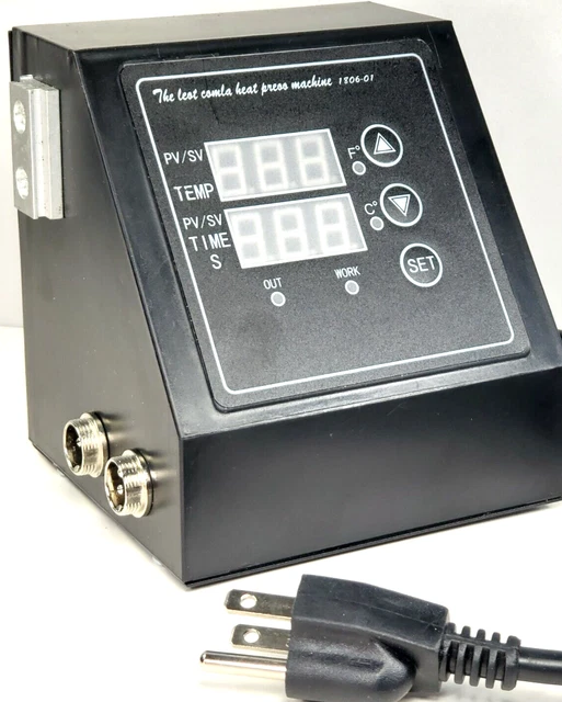 HEAT PRESS MACHINE Control Module Timer, Temp Control Box 1806-01 for ...