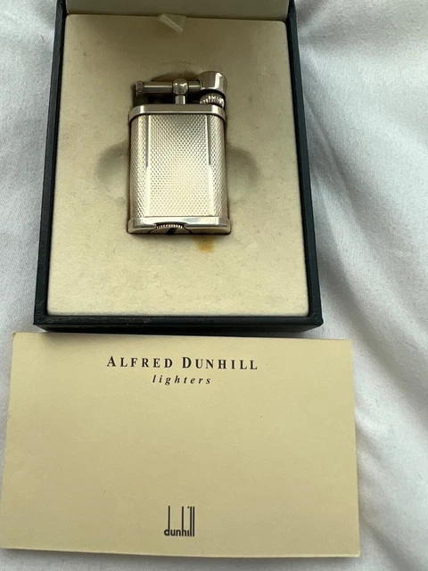 DUNHILL VINTAGE SILVER Lift Arm Gas Lighter £250.00 - PicClick UK