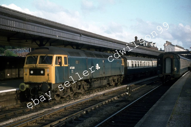 35MM BRITISH RAILWAY Slide - BR Class 47 No. 47228 c1977 [E413] £4.21 ...