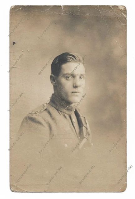 WW1 PHOTO MACHINE Gun Corps MGC Infantry soldier with collar badge ...