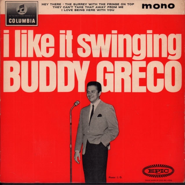 BUDDY GRECO I Like It Swinginging 7" vinyle UK Columbia 1964 mono ep en ...