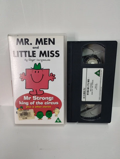 MR. MEN AND Little Miss. Mr Strong. VHS. Cartoon. £16.27 - PicClick UK