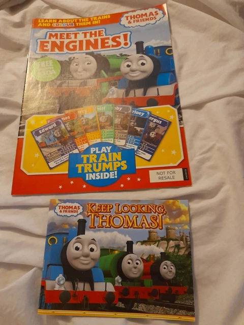 THOMAS THE TANK Engine book with Asda exclusive Meet The Engines comic ...