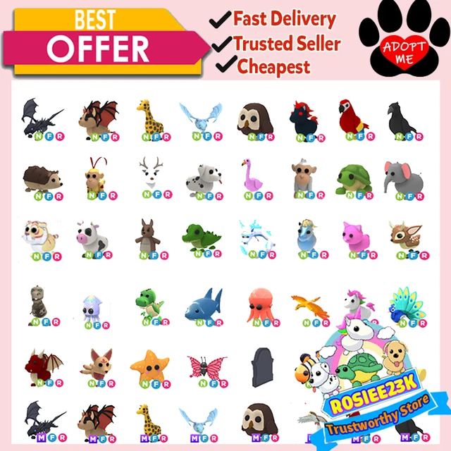 ADOPT FROM ME | Mega Neon Fly Ride | MFR/NFR/FR | Legendary | ALL PETS ...