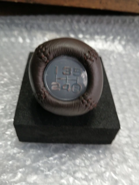 TOYOTA GENUINE LEATHER Shift Knob 5Mt Corolla Levin Treno Ae86 M12 Rare ...