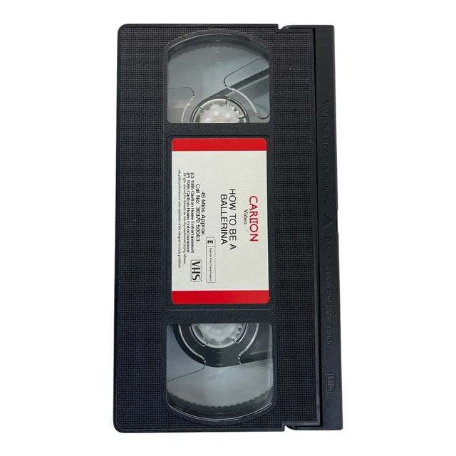 HOW TO BE A Ballerina VHS Carlton Video 1995 Children's Dance Tutorial ...