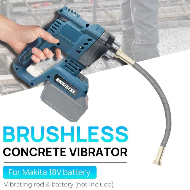 BRUSHLESS ELECTRIC CONCRETE Vibrator For Makita No Battery Hand Held ...