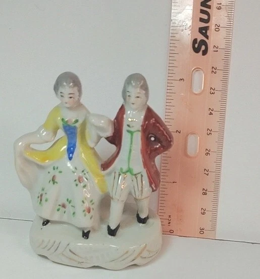 OCCUPIED JAPAN PORCELAIN Colonial Man and Woman Figurine £8.51 ...