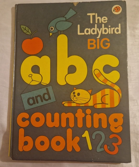 1979 HB LARGE Size Ladybird Book Big ABC and Counting Bold ...