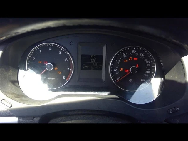SPEEDOMETER CLUSTER MULTIFUNCTION Display MPH Opt 9Q1 Fits 15-17 JETTA ...