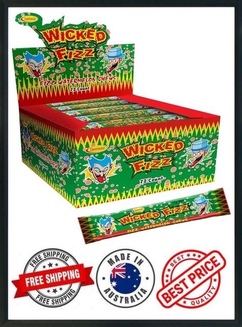 WICKED FIZZ WATERMELON Flavour 12g x 72 $12.99 - PicClick AU