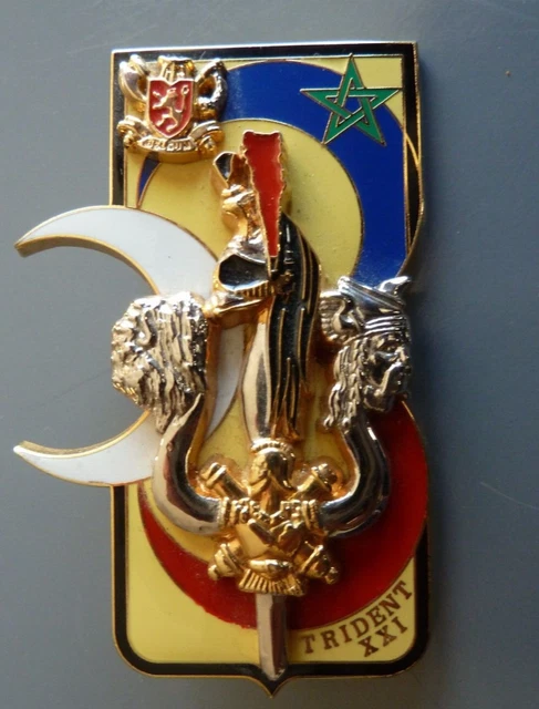 ORIGINAL MILITAIRE INSIGNE Opex Trident Xxi Genie Artillerie Infanterie ...