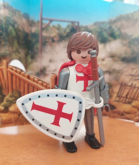 PLAYMOBIL CUSTOM CRUZADO medieval conquistador español tercio leer ...