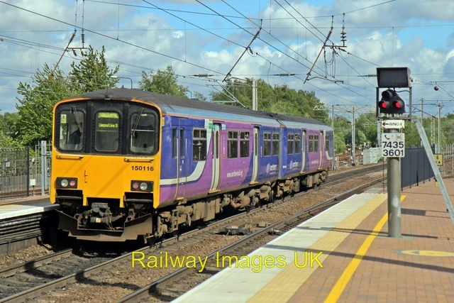 RAILWAY PHOTO CLASS 150 DMU Northern Rail 150115 Wigan North Western ...