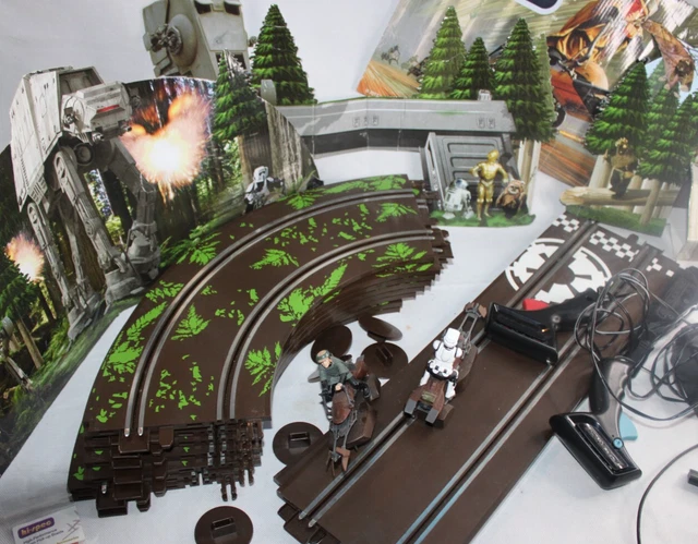 SCALEXTRIC STAR WARS Battle Of Endor 1:32 Complete & Working (No Box) £ ...