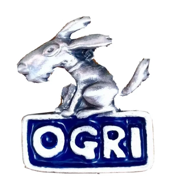 VINTAGE OGRI &KICKSTART& Badge, Ace Cafe Racer, Piston Broke, Ton Up ...