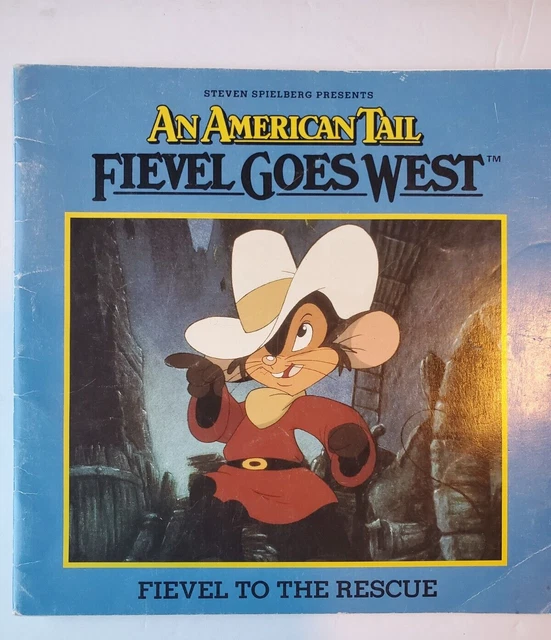 AN AMERICAN TAIL Fievel Goes West - Fievel To The Rescue Book $7.20 ...