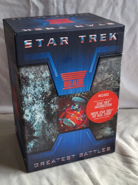 STAR TREK : Greatest Battles - Red Alert (Box Set) (4 VHS, 1998 ...