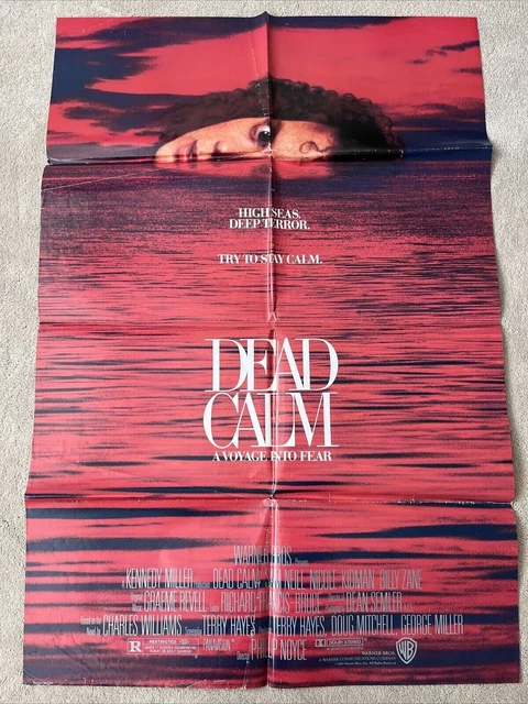 DEAD CALM 1989 sam neil nicole kidman original us one sheet poster ...