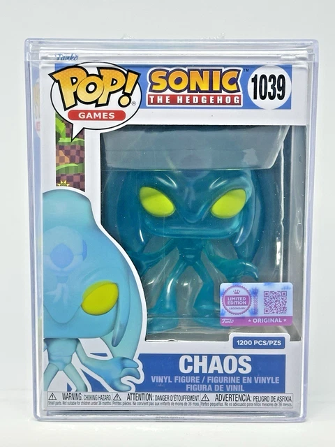 FUNKO POP! SONIC The Hedgehog Chaos Translucent #1039 Limited /1200 IN ...